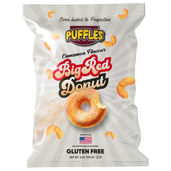 Puffles Cinnamon Donut Puffs 170g (USA) | Buy Imported Snacks Online ...